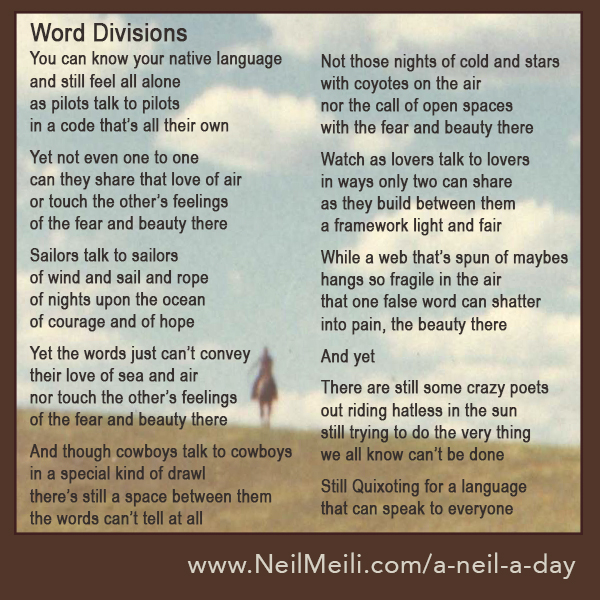 Word Divisions – Neil Meili