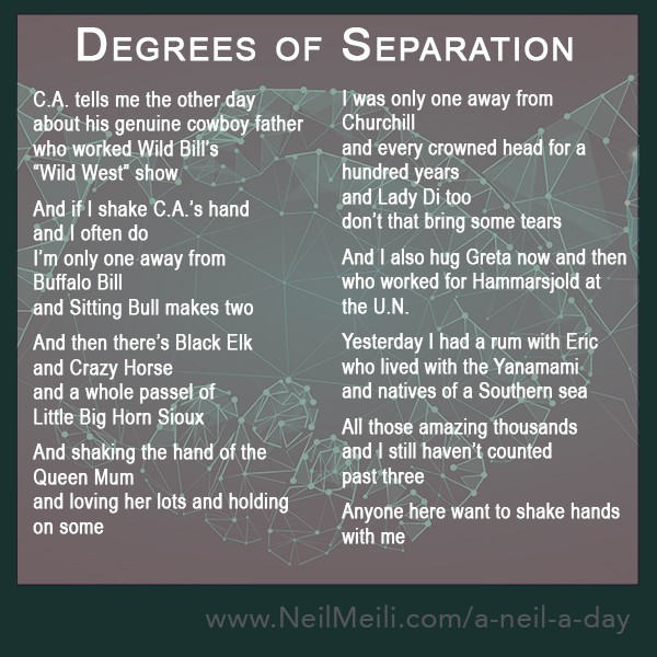 Degrees of Separation – Neil Meili