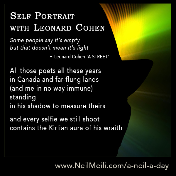 Self Portrait with Leonard Cohen – Neil Meili