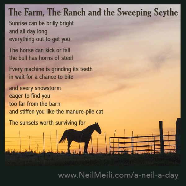 The Farm, The Ranch and the Sweeping Scythe – Neil Meili