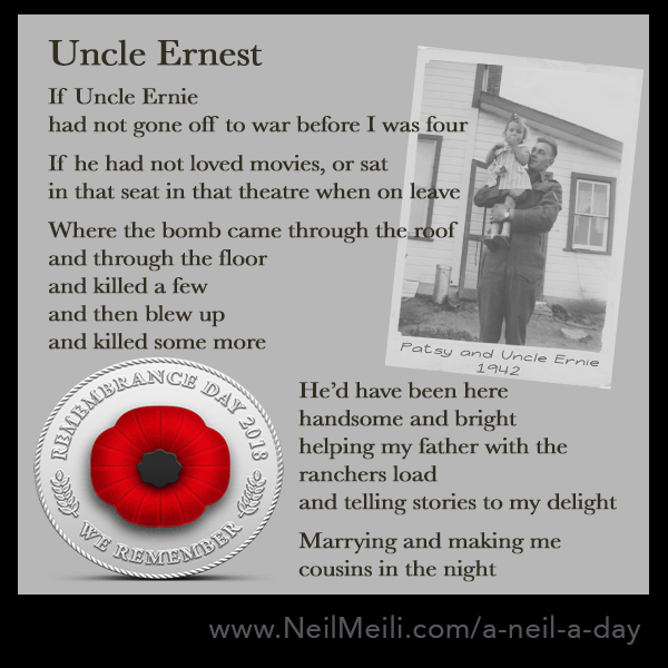 Remembering Uncle Ernest – Neil Meili