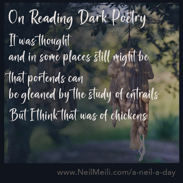 On Reading Dark Poetry – Neil Meili