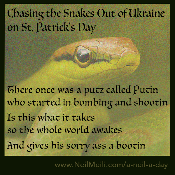 Chasing the Snakes Out of Ukraine on St. Patrick’s Day – Neil Meili