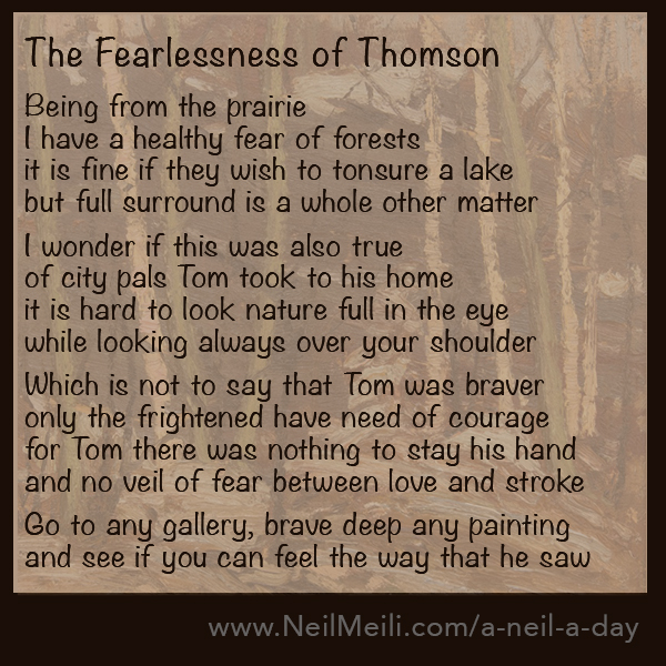 The Fearlessness of Thomson – Neil Meili