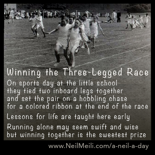 Winning the Three-Legged Race – Neil Meili