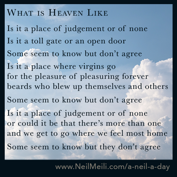 What is Heaven Like – Neil Meili
